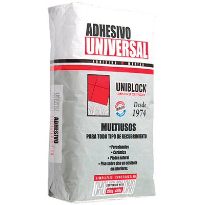 Estuco y Adhesivo para piso UNIBLOCK - Harmak